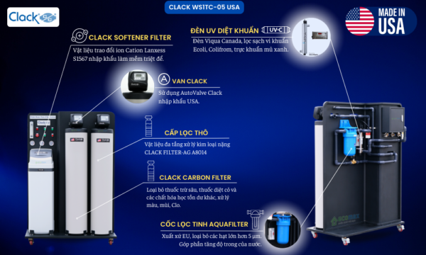 Lọc tổng biệt thự Clack WS1TC-05 USA cao cấp từ Hoa Kỳ